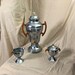 Art Deco Chrome Coffee Percolator Creamer Sugar Bowl Set With - Etsy