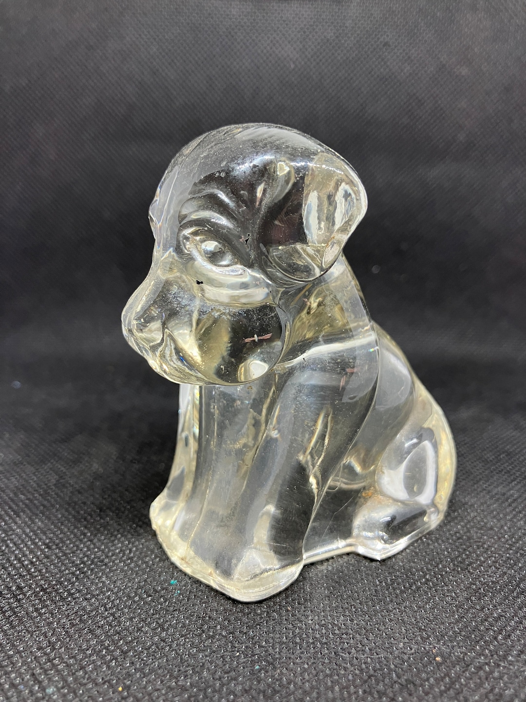 1940's Glass Mopey Dog - Etsy