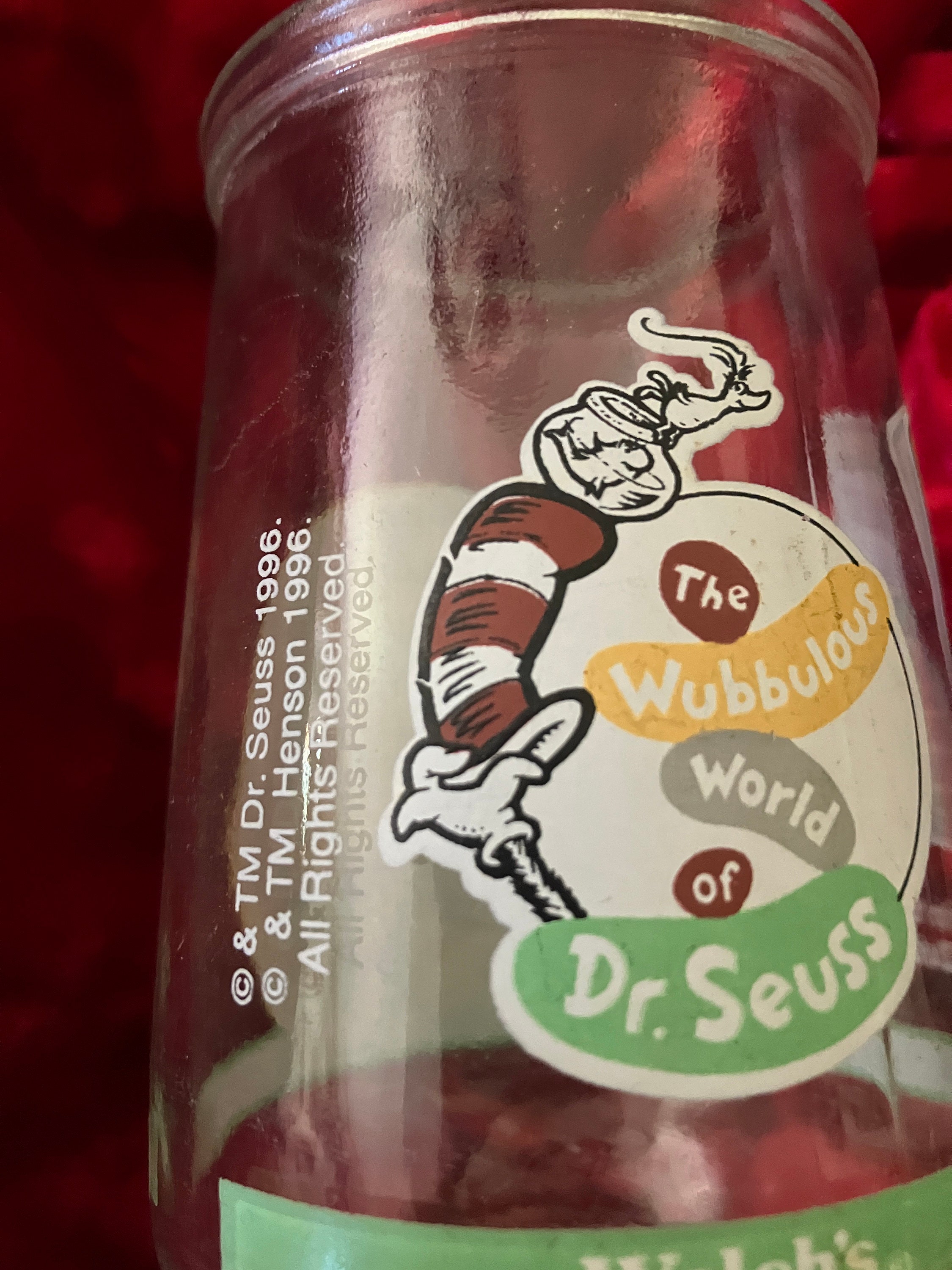 Dr Seuss Cat in the Hat With Zubble Wump Welch's Jelly Glass 1 - Etsy ...