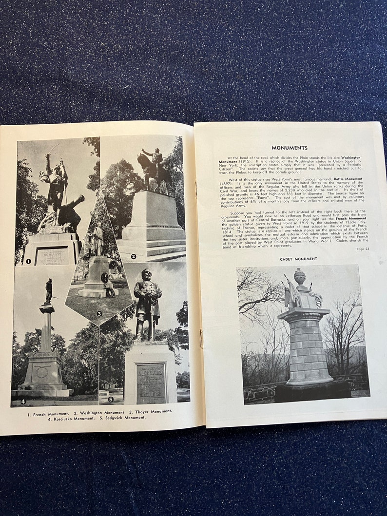 West Point Official Guide Book Booklet - Etsy