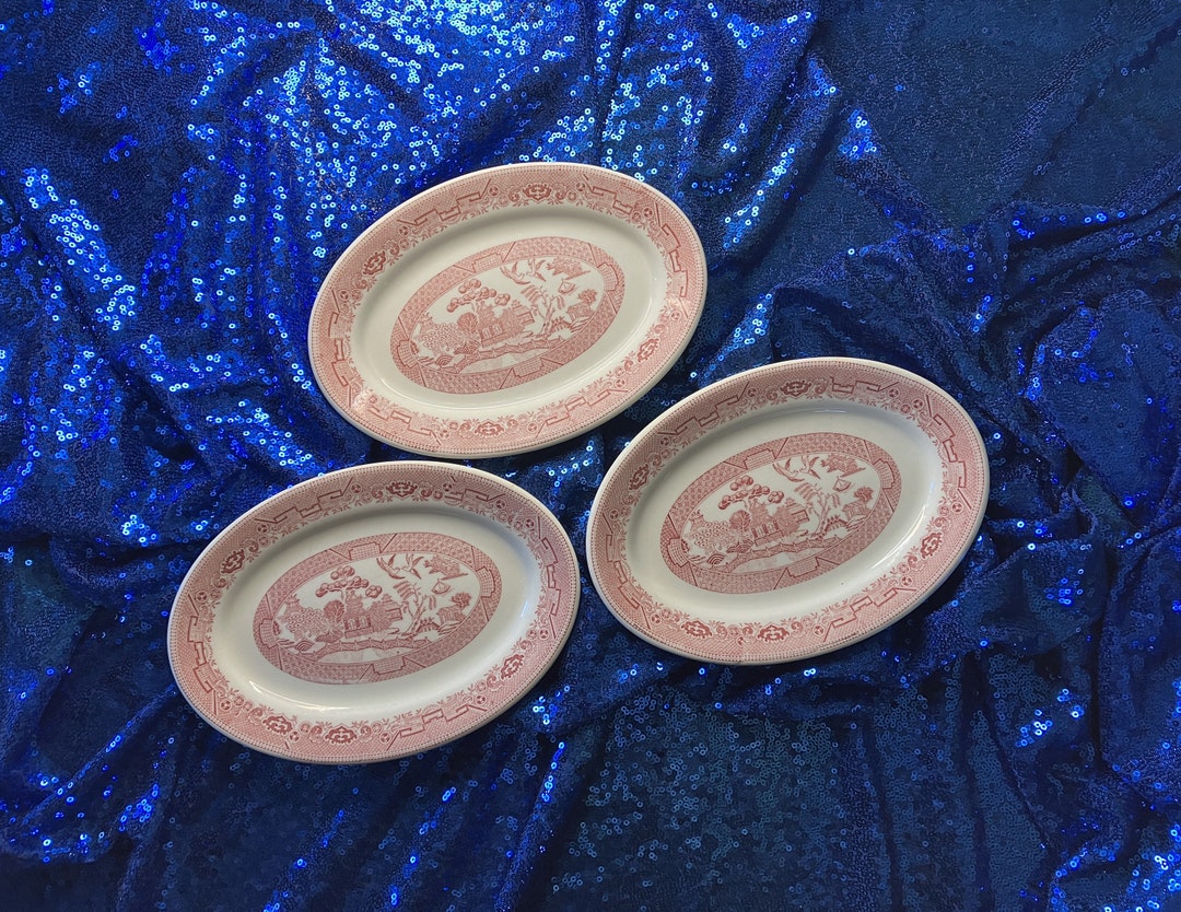 Small Asian Oval Plates Sized for Dessert Salad Appetizers Sterling ...
