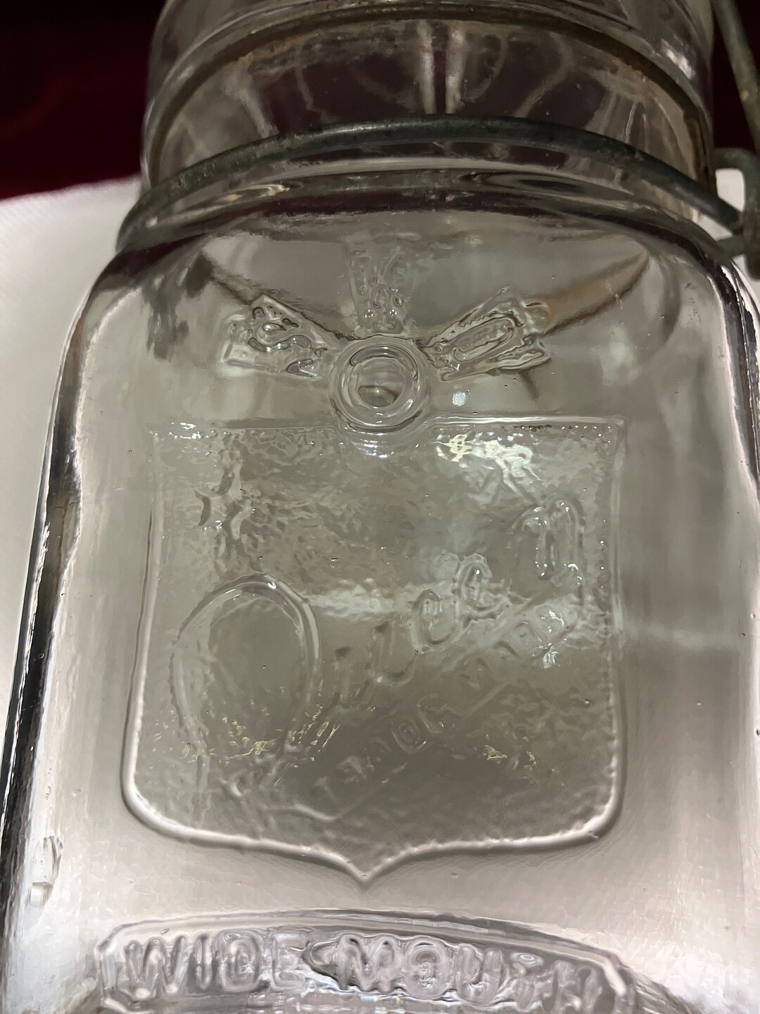 Queen Canning Jar Pint Sized Widemouthed Snap-lid - Etsy