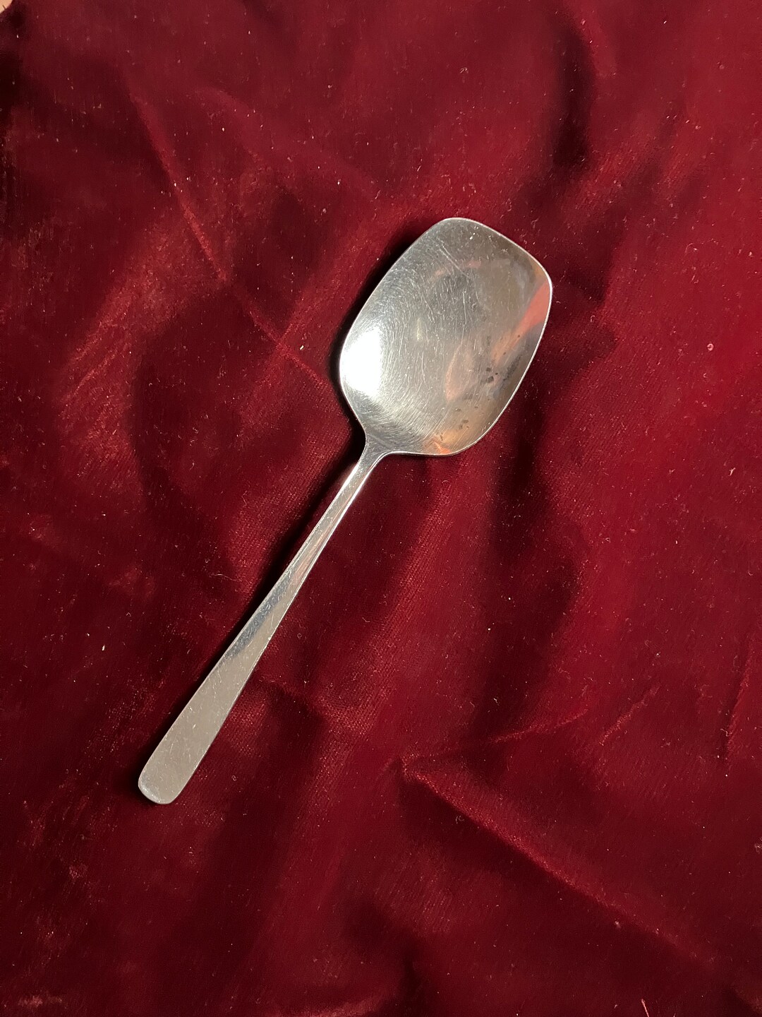 Capco Heavy Stainless Steel Serving Spoon With Flat Edge Commerical ...