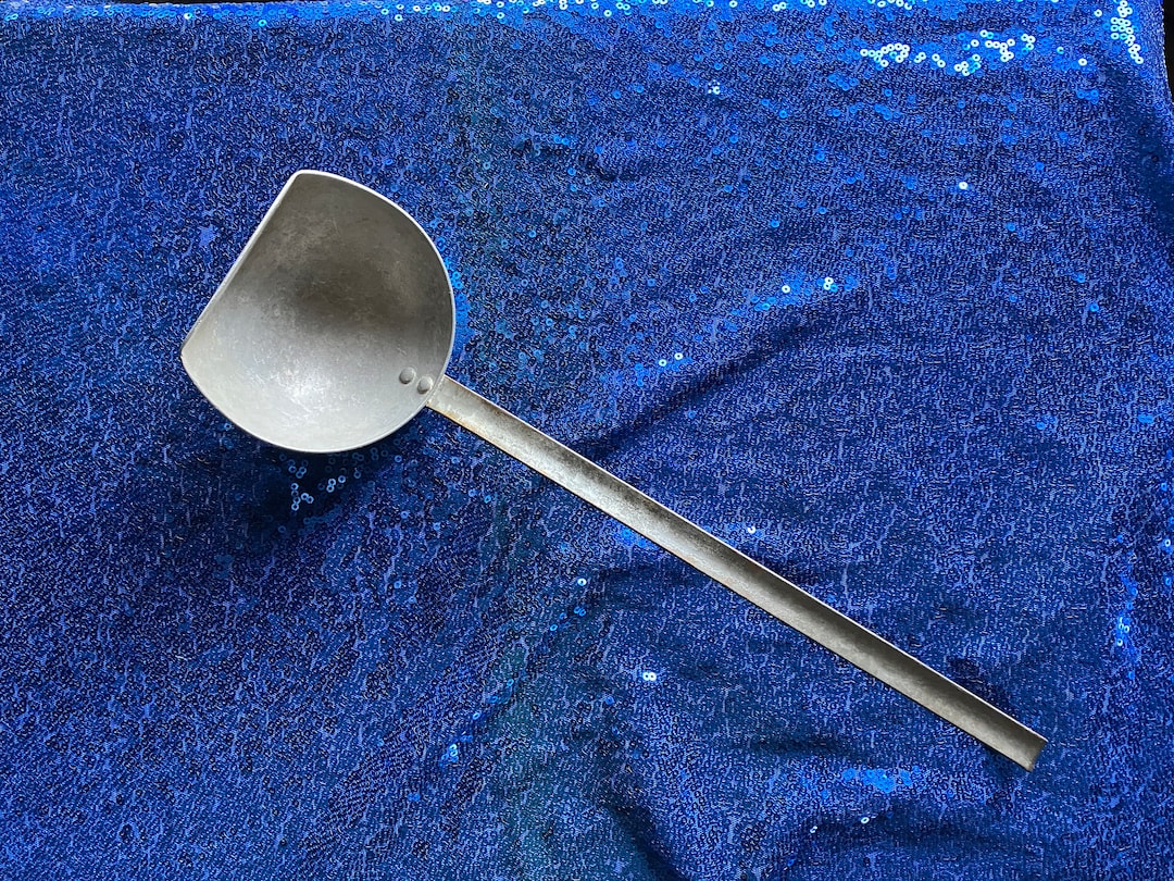 Metal Flat Edged Dipper Ladle - Etsy