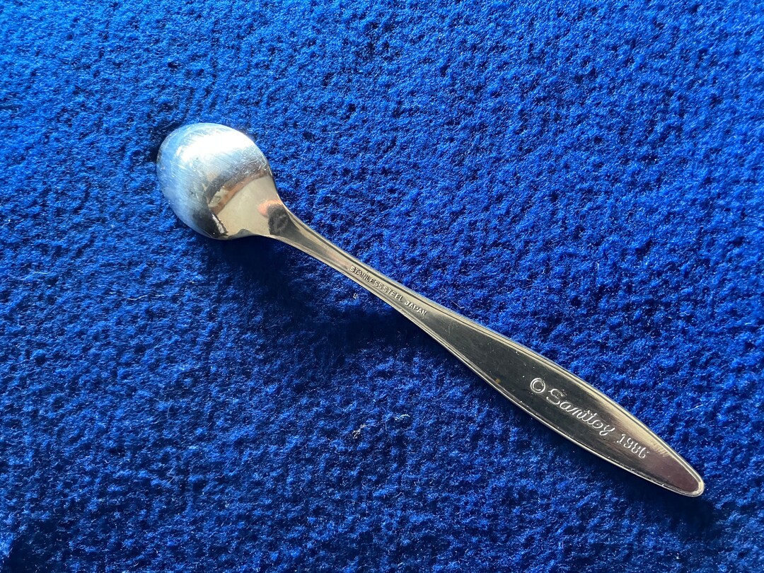 Sanitoy Stainless Steel Spoon Japan 1986 Baby Sugar - Etsy