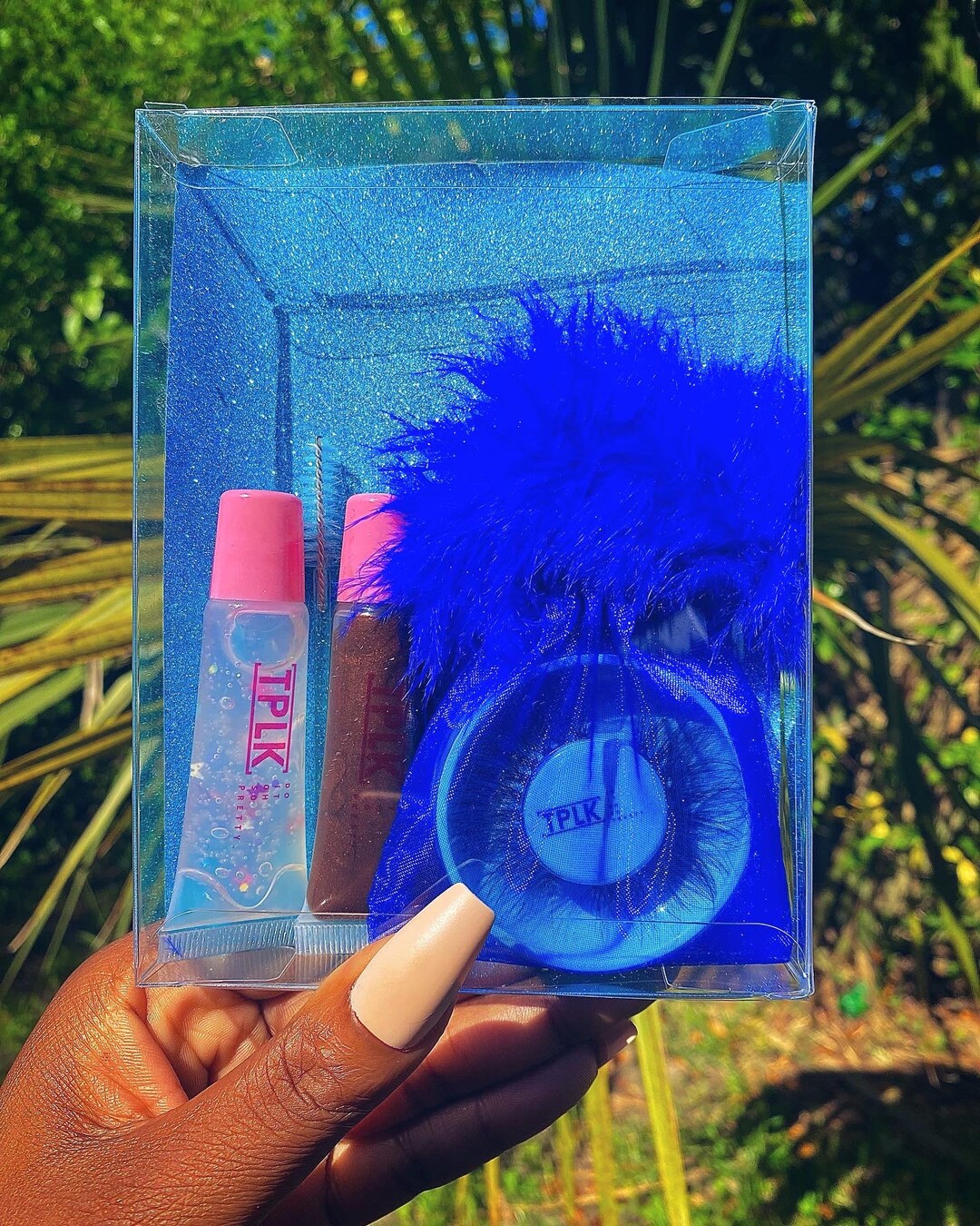 The Pretty Blue Kit | Lip Gloss Kit | Beauty Kit - Etsy