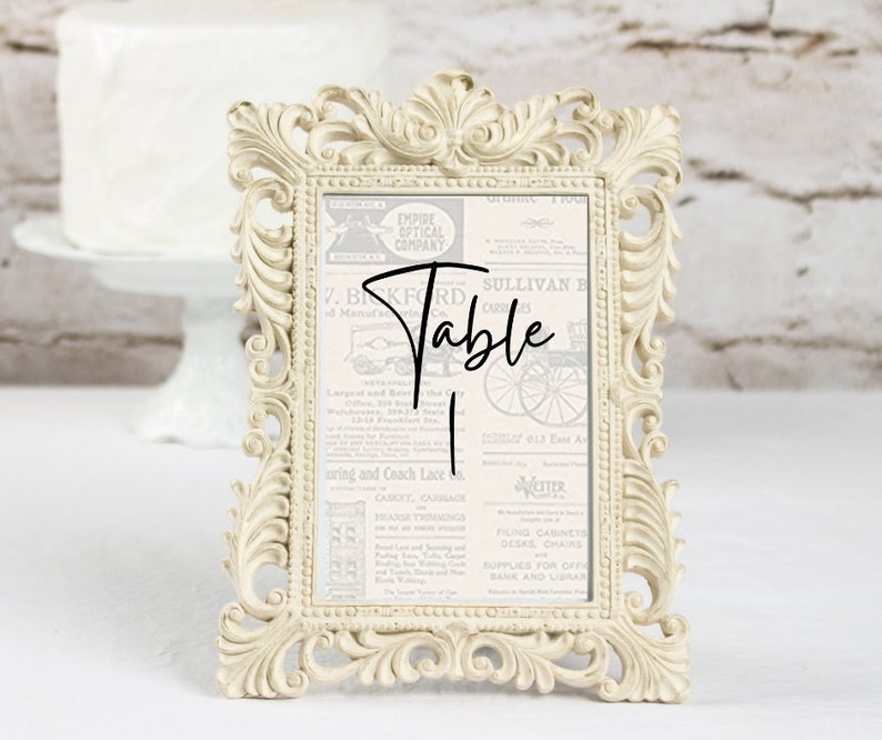 Printable Vintage Newspaper Wedding Table Numbers (1-20) Printable - Etsy