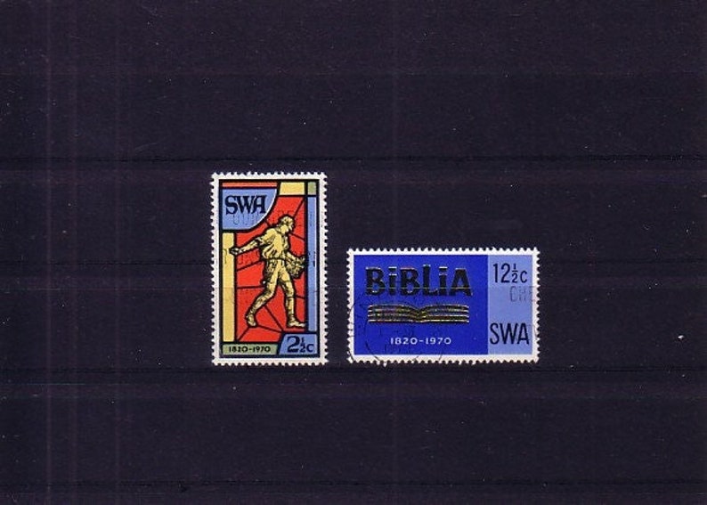South African Bible Society | SWA South West Africa | Postage Stamps - Etsy