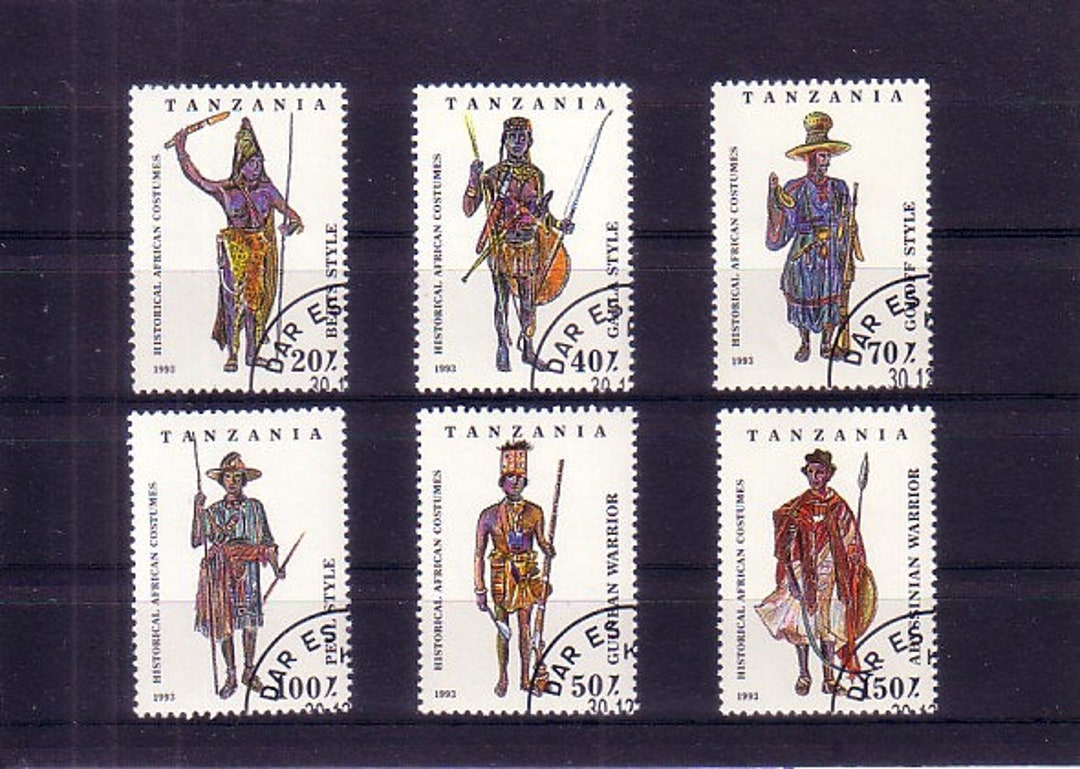 Traditional Costumes Tanzania Stamps - Etsy