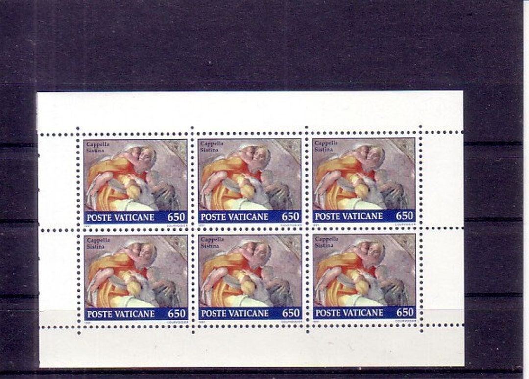 Sistine Chapel | Vatican | Postage Stamps - Etsy