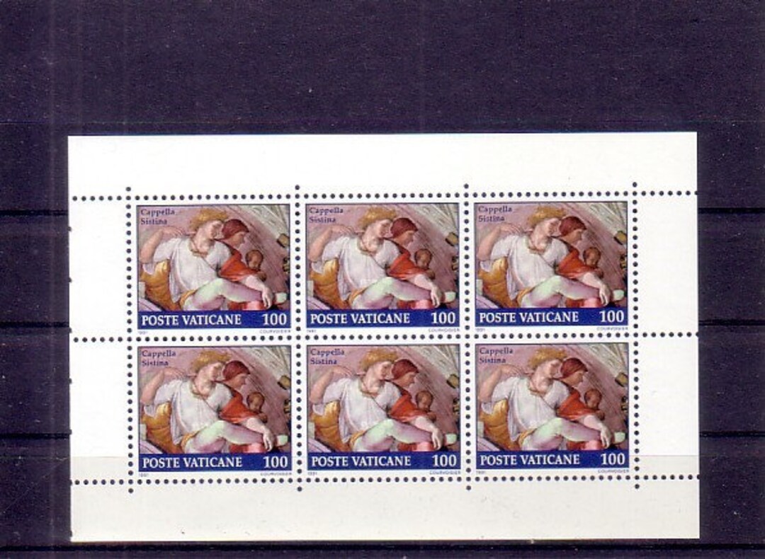 Sistine Chapel | Vatican | Postage Stamps - Etsy