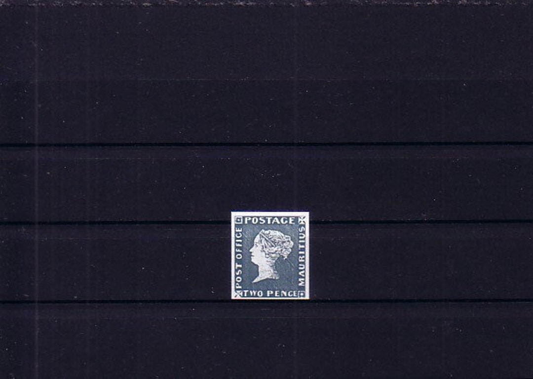 Queen Victoria | "two Pence" | Mauritius | Reprint 1990 | Facsimile ...