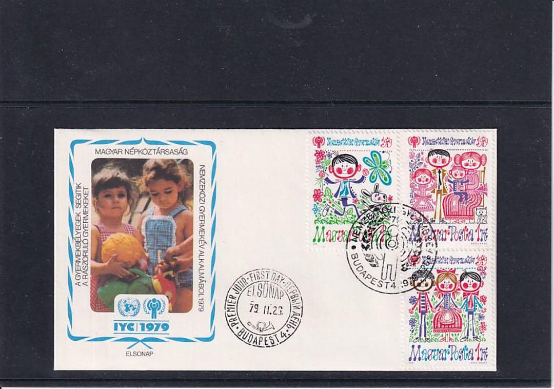 Year of the Child IYC Various Countries Stamps on 10 Special Unicef ...
