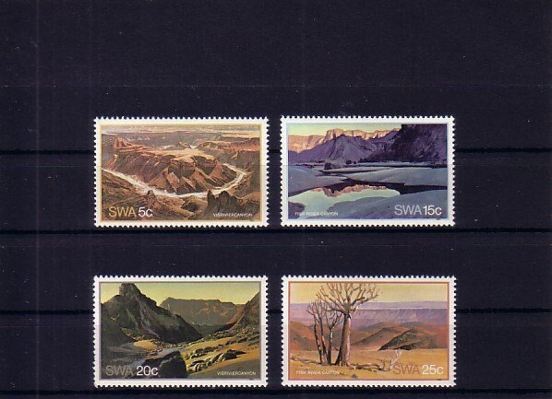 Landscapes Fish River Canyon Visrivier Canyon SWA South West Africa ...