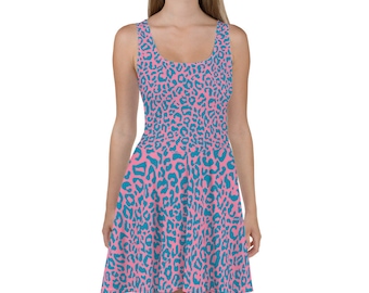 Pink Leopard Dress - Etsy