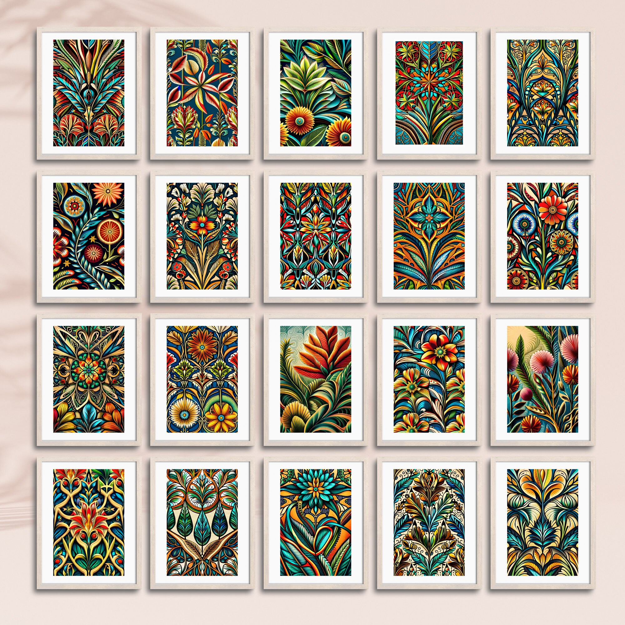 104 BOHO / Bohemian Style Art Prints - Printable Downloads - Wall Décor ...