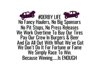 Derby Life SVG - Etsy