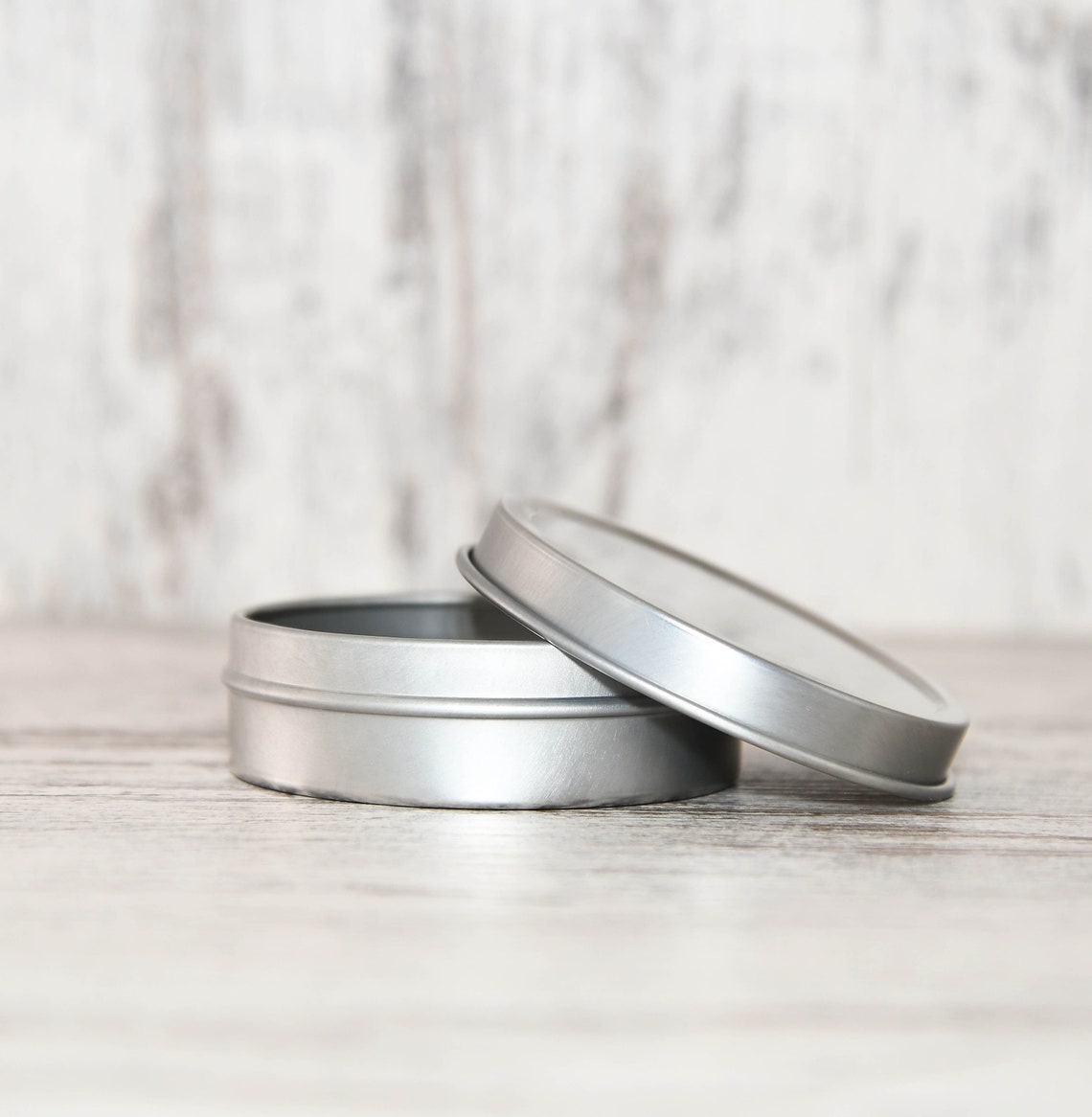 2 Oz Flat Metal Tins W/ Rolled Edge Covers - Etsy