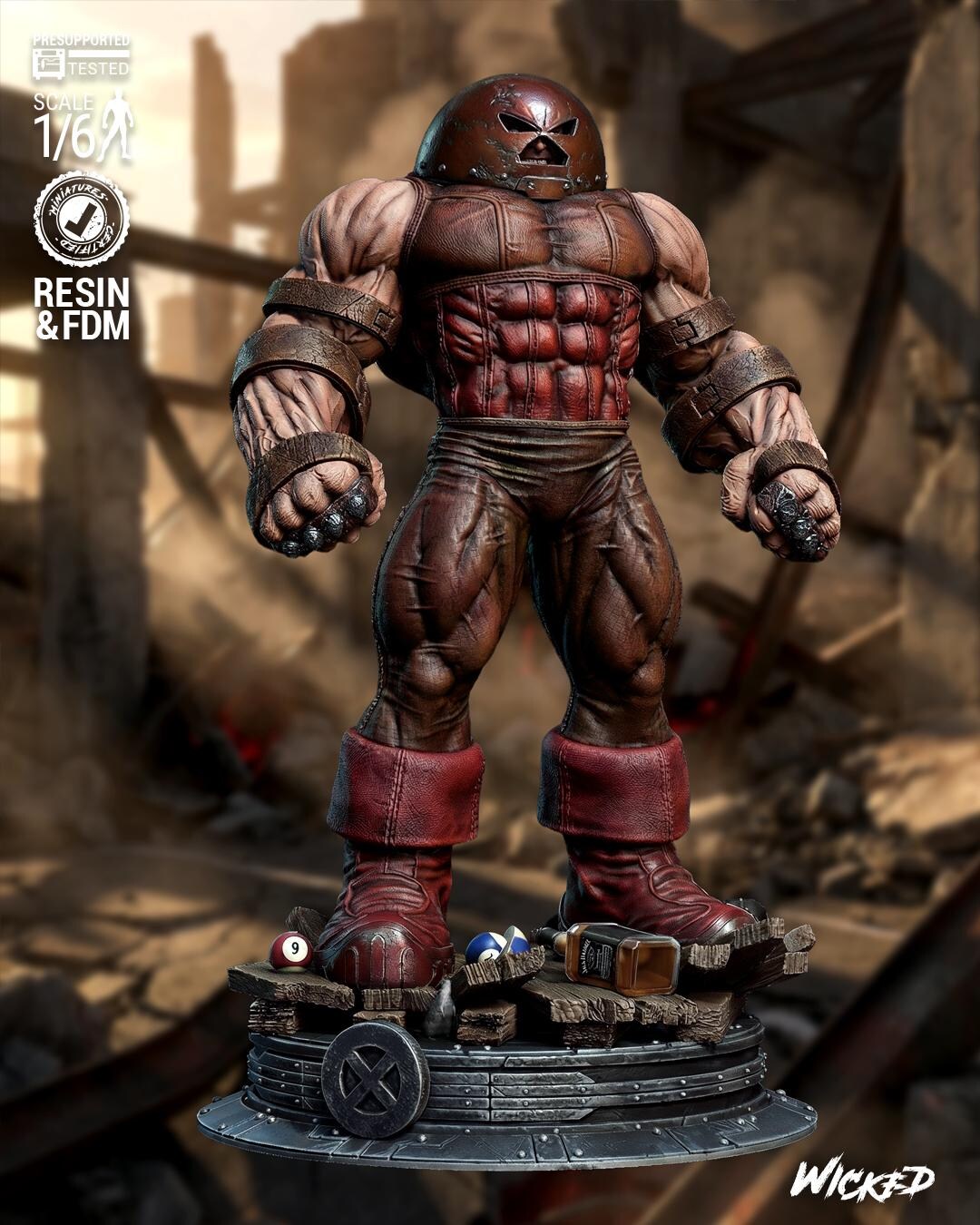 THE JUGGERNAUT Fan Art Designed by Wicked Printed by Iron Vault Prints ...
