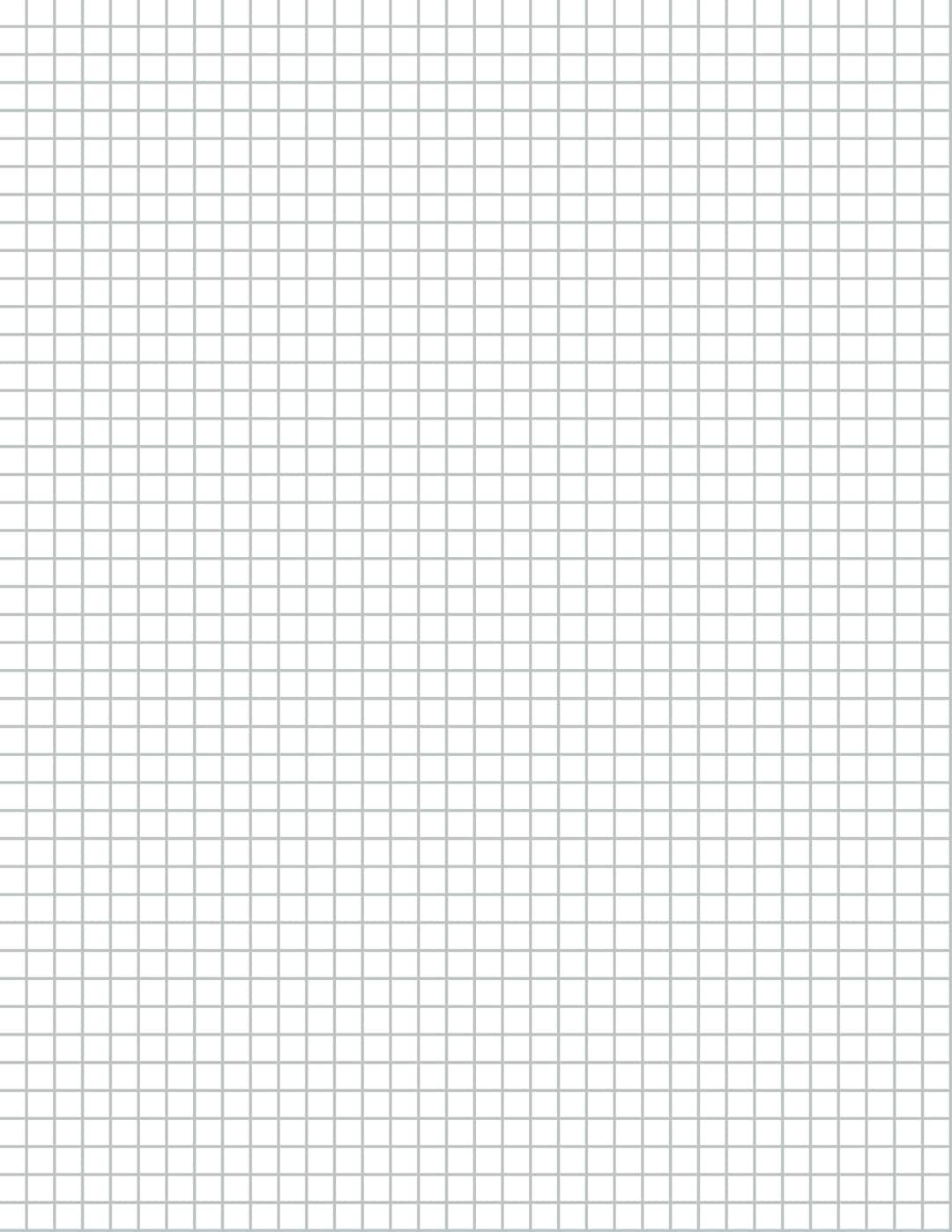 8.5x11 Graph Paper .25 Inch Digital File - Etsy