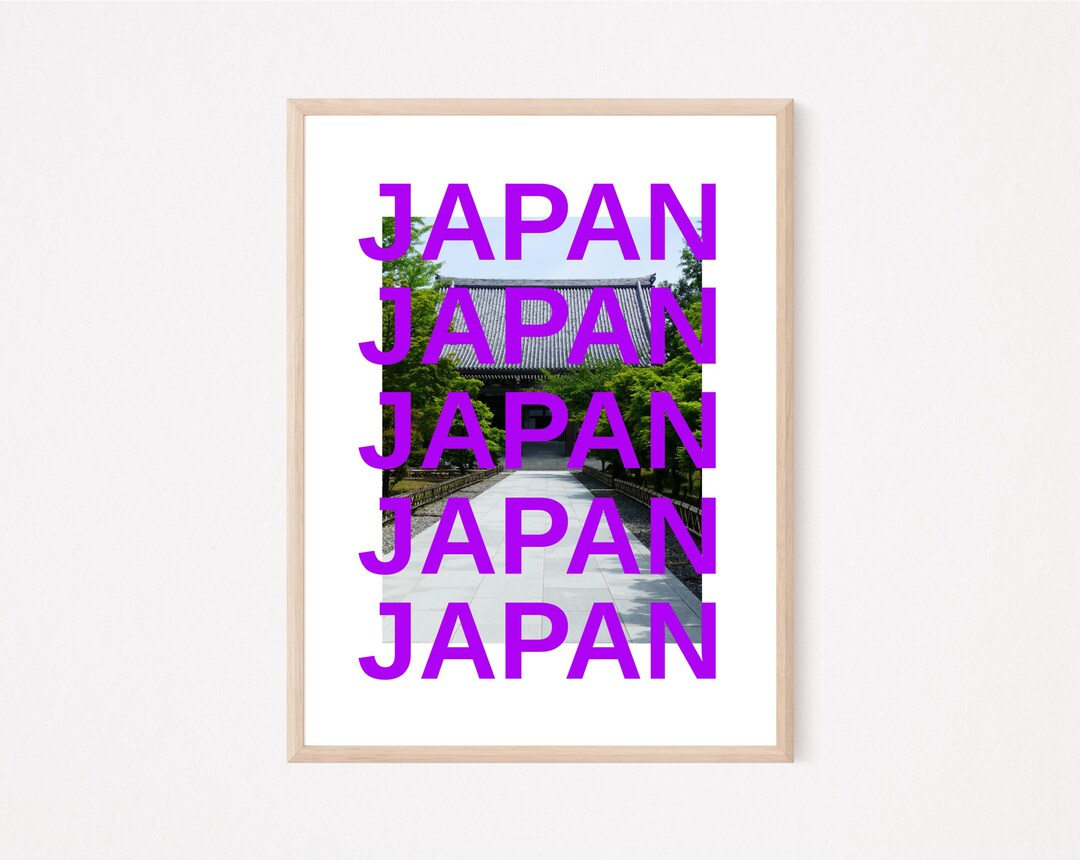Set 5 Japan Pop Posters, Chishaku-in, Kyoto - Etsy