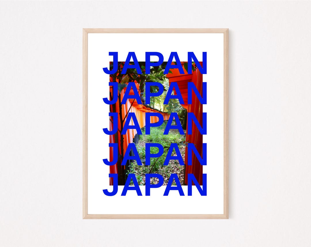 Set 4 Japan Pop Posters, Fushimi Inari, Kyoto 1 - Etsy