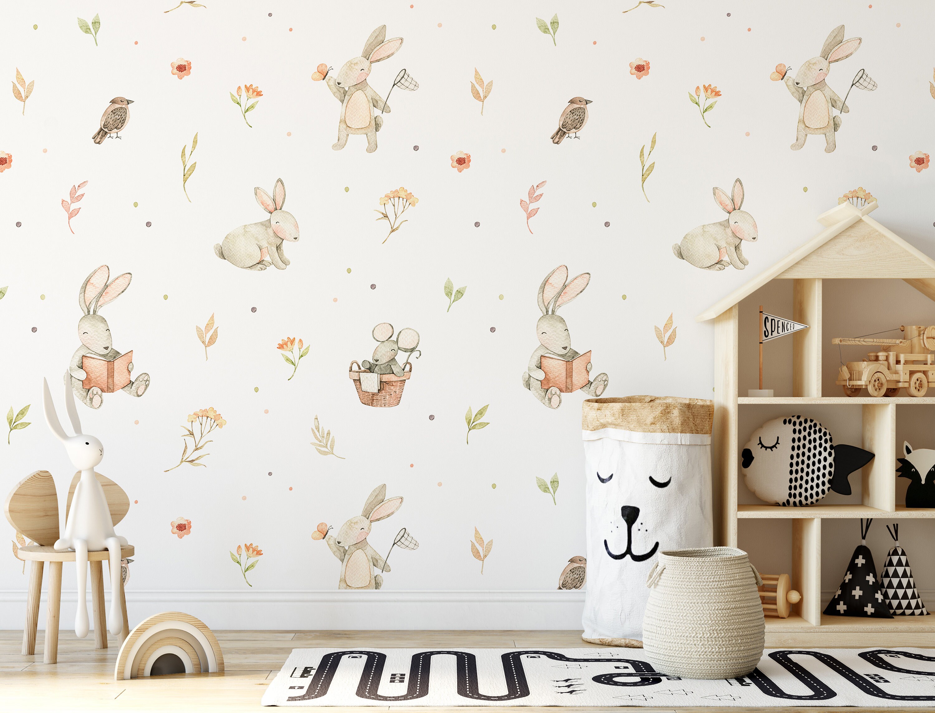 Peter Rabbit Wallpaper Nursery