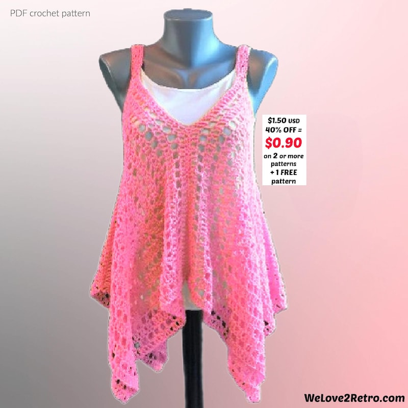 Crochet Summer Lace Tops - Etsy