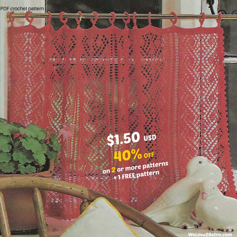 Knit Curtains - Etsy