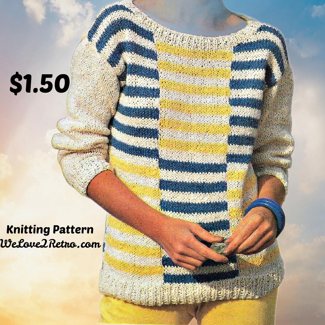 860 EASY Summer Sweater Knitting Pattern +1 FREE PATTERN, Knit Summer ...