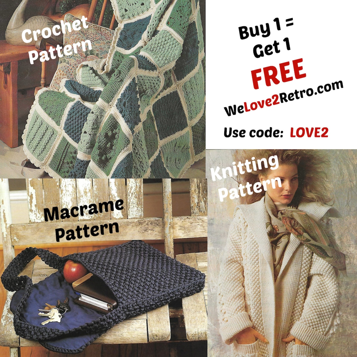 111-2 MY DESIGN Pocket Ruana Crochet PATTERN. Easy Ruana Crochet ...