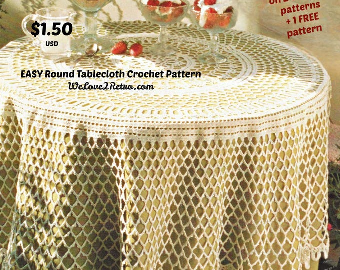 Crochet Scarf or Tablecloth ~ 31" Square ~ Bone Colored, off White ...