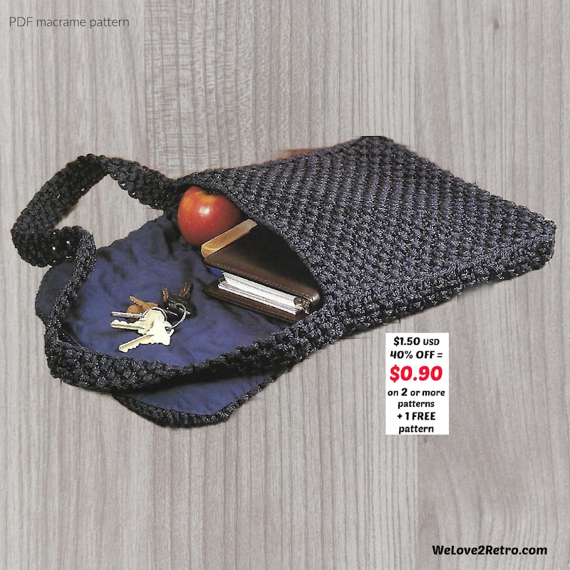 Macrame Purses Patterns - Etsy