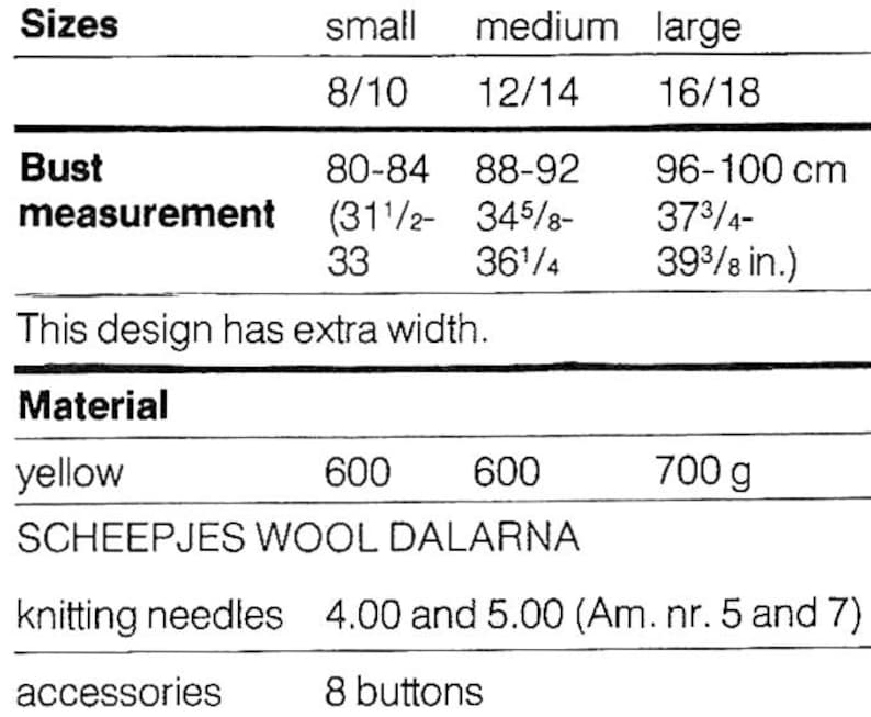 Knit Sweater Pattern PDF • Vintage Pullover Jumper • Women’s Cozy ...