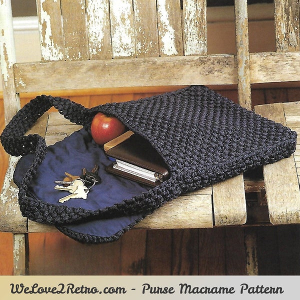 Macrame Bag Pattern - Etsy