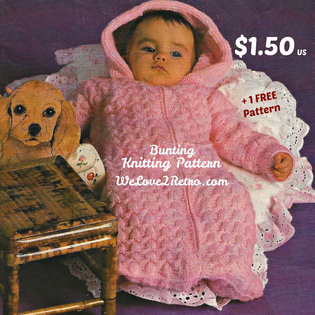 293 Baby Sleeping Bag Knitting Patterns +1 FREE PATTERN, Bunting Bag ...