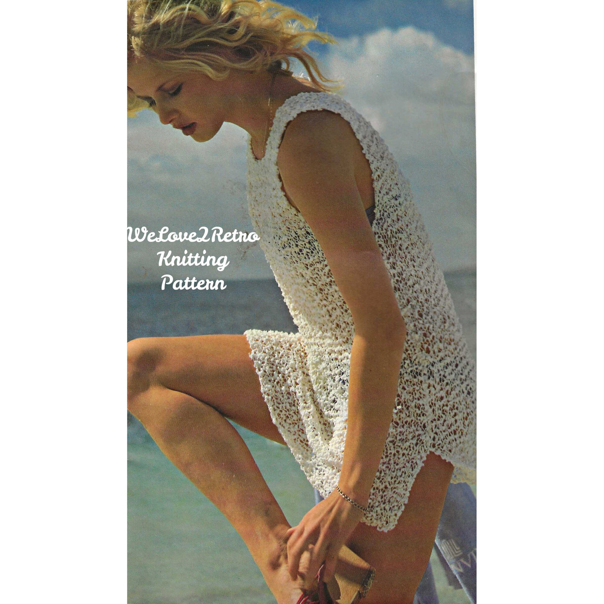 260 Cotton Swimsuit Cover-ups Knitting Pattern, Knit Sun Top, Knit ...