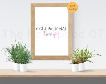 Occupational Therapy Room Decor Download | Inspire Bundle | Digital ...