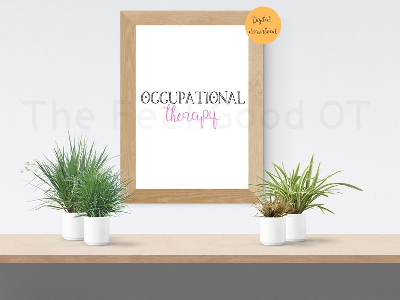 Occupational Therapy Room Decor Download | Inspire Bundle | Digital ...
