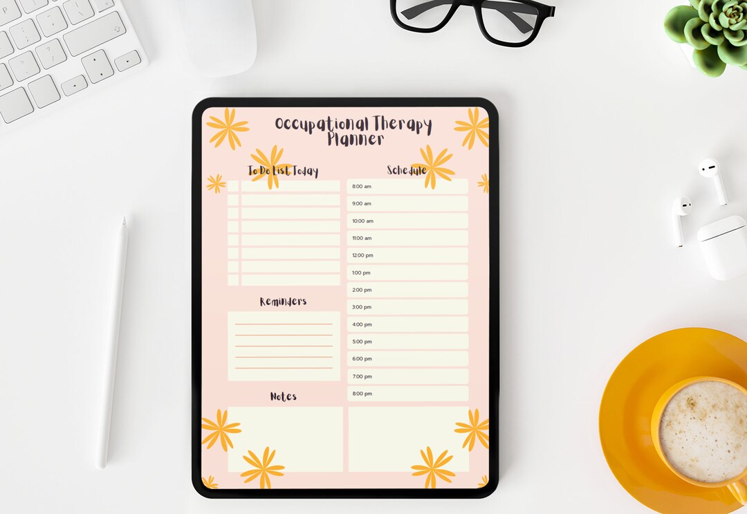 OT Therapy Planner (OT and OTA Included) - Etsy
