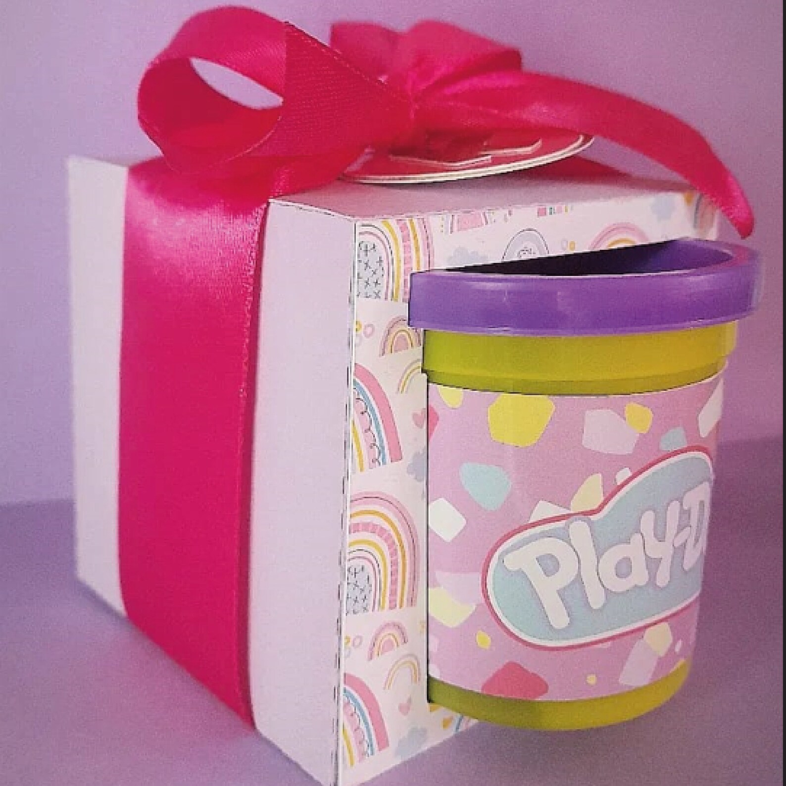 Play Doh Box / Play Doh Template / Favor Box / Play Doh Label ...