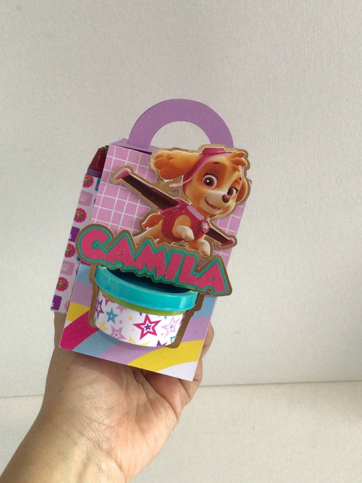 Play Doh 1oz Box Template / Mini Play Doh Box / Favor Box Template ...