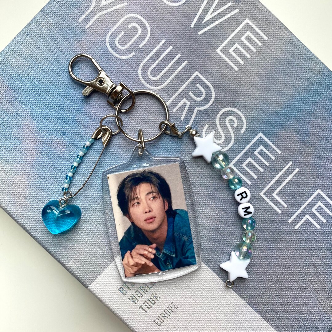 RM Kim Namjoon Indigo Double Sided Keychain - Etsy