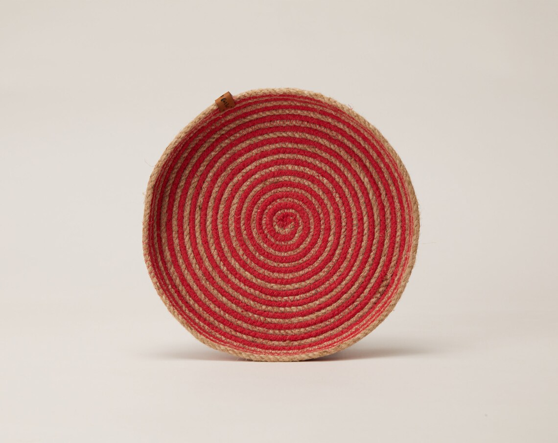 Cotton Rope Tray Versatile Entryway & Bedside Organizer Stylish Catch ...