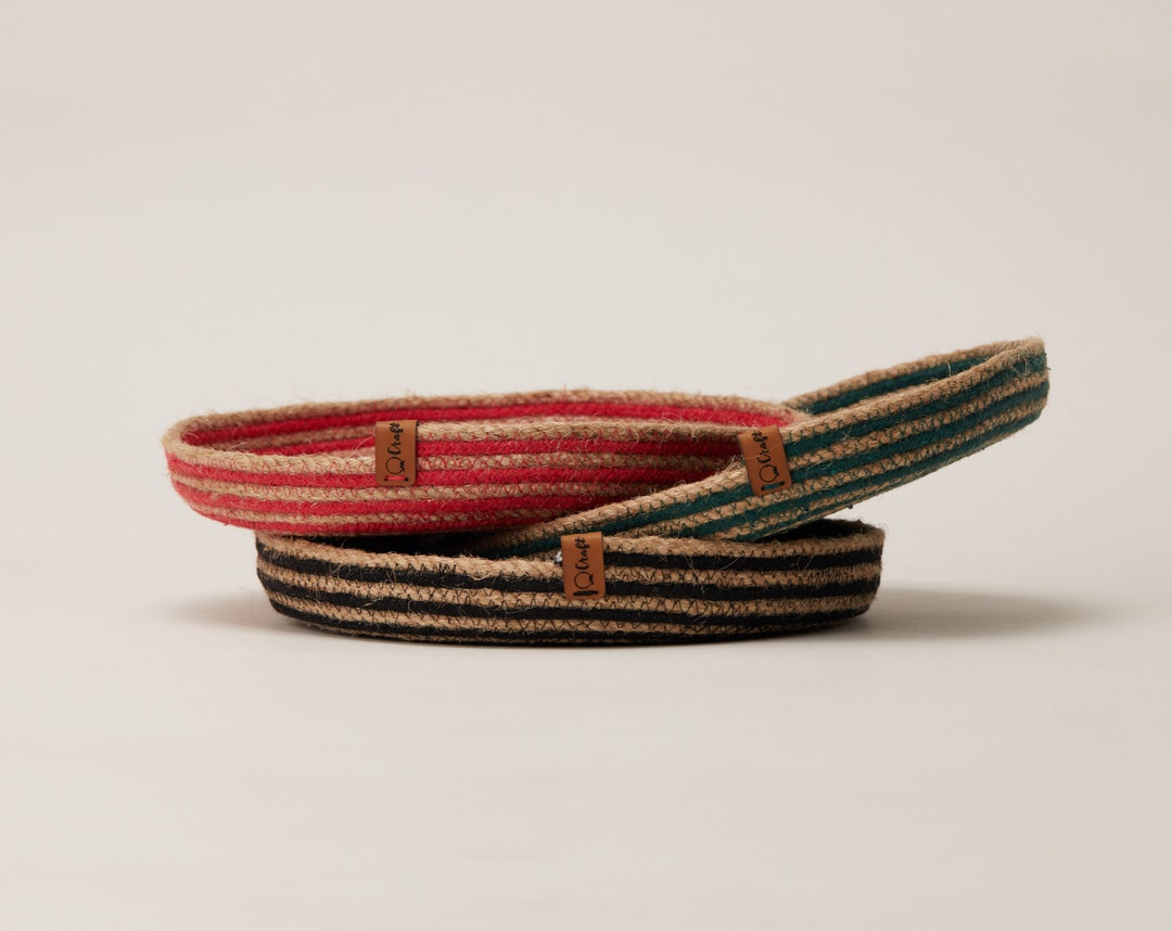 Cotton Rope Tray Versatile Entryway & Bedside Organizer Stylish Catch ...