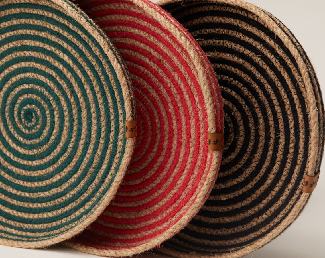 Cotton Rope Tray Versatile Entryway & Bedside Organizer Stylish Catch ...