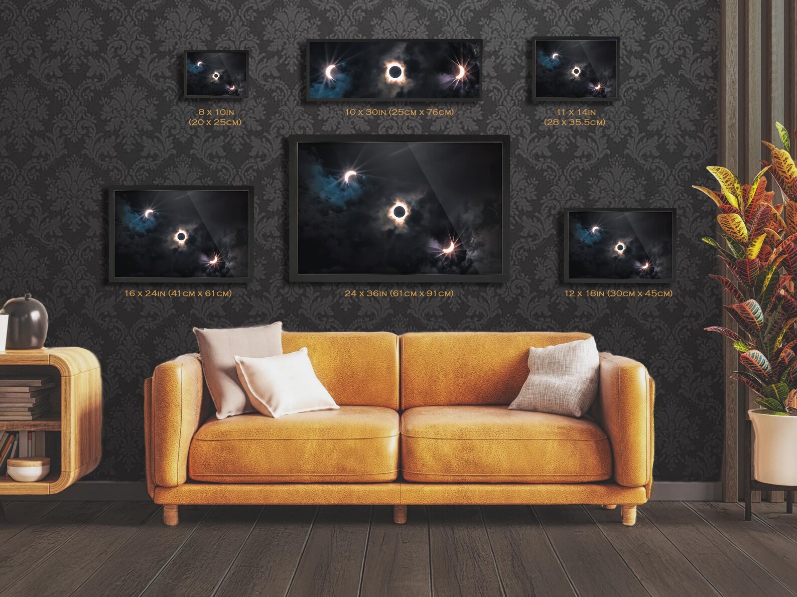 Hamilton / Total Solar Eclipse of 2024 - Collage - Etsy