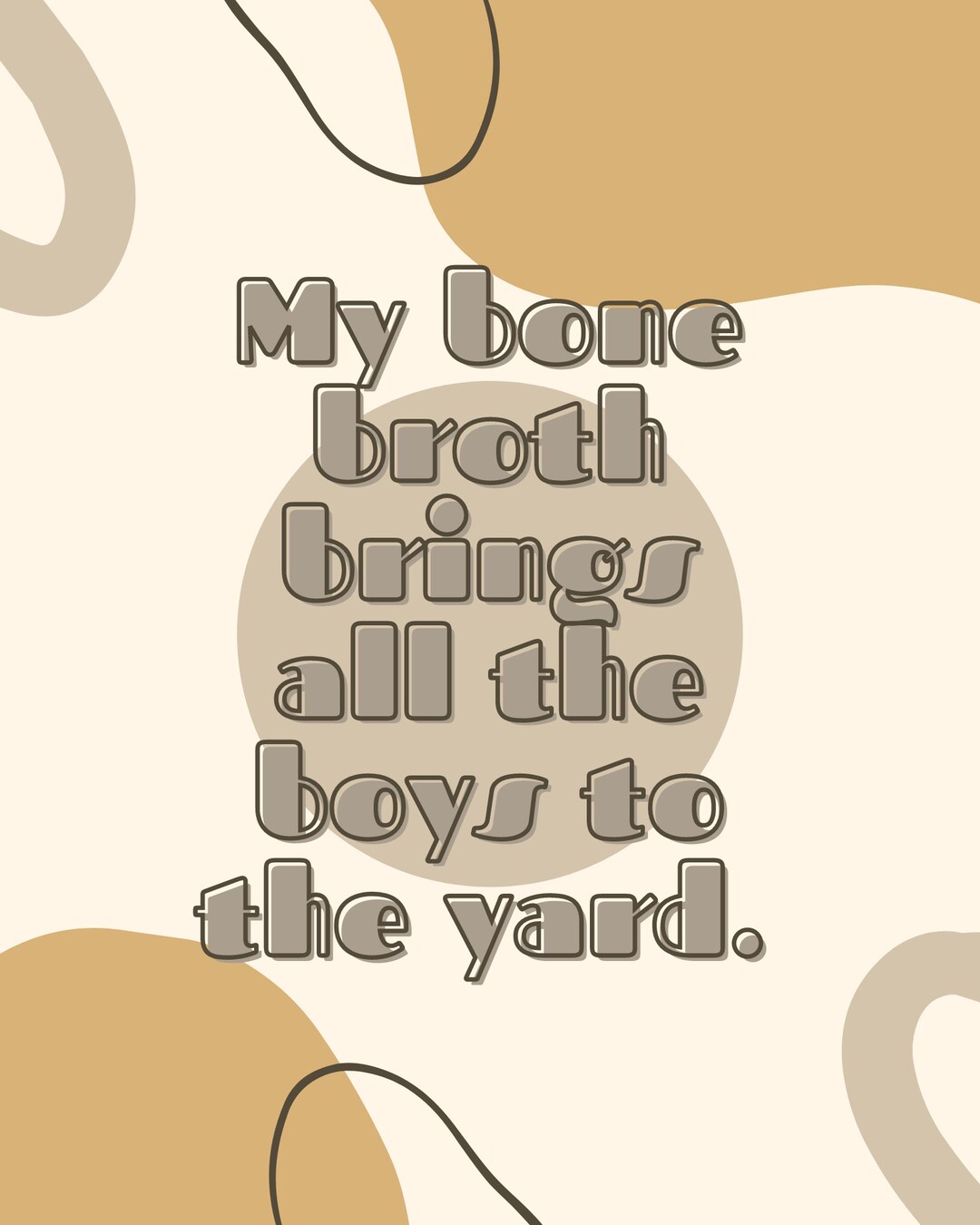 Digital Download Bone Broth Sticker - Etsy