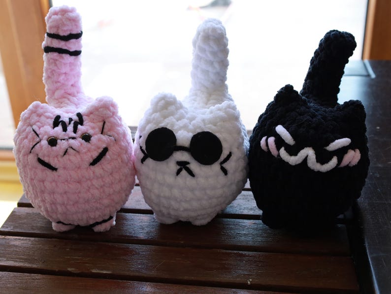 Sukuna, Gojo, Geto - Crochet Amigurumi Cat | Jujutsu Kaisen | Stuffed ...