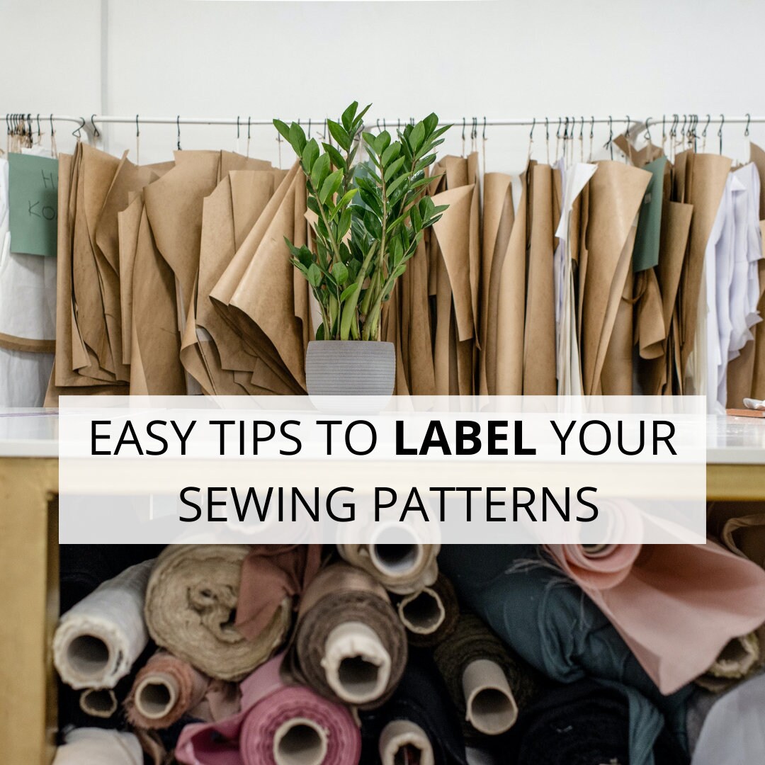 Create Sewing Pattern Labels-4-page Guide to Creating and Using Pattern ...